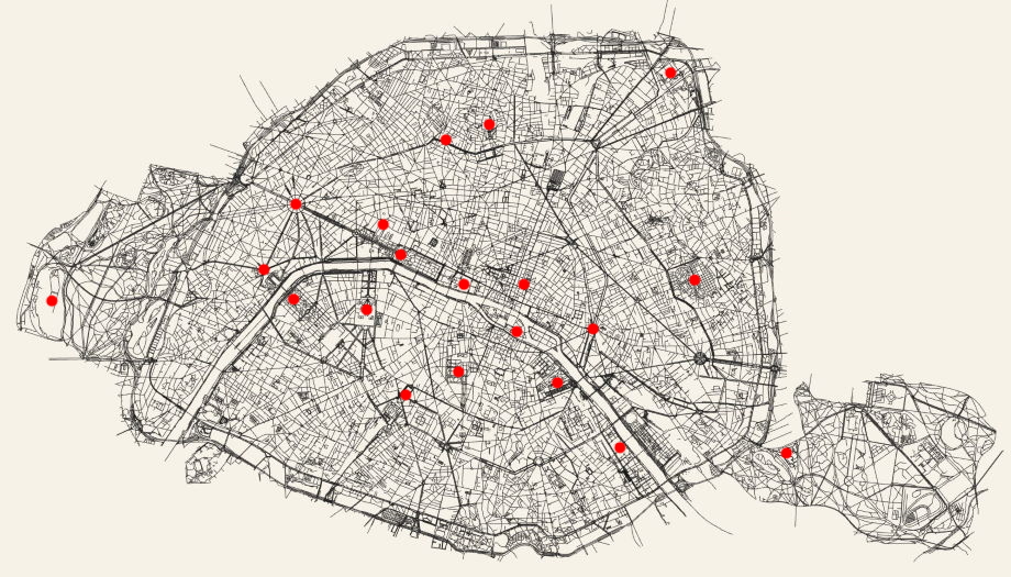 Locate the Landmarks of Paris Quiz - By pitchorneirda